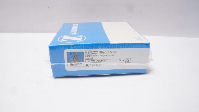 Zimmer 5990-37-10 NexGen Distal Femoral Augment Block Precoat 5mm, Siz ...