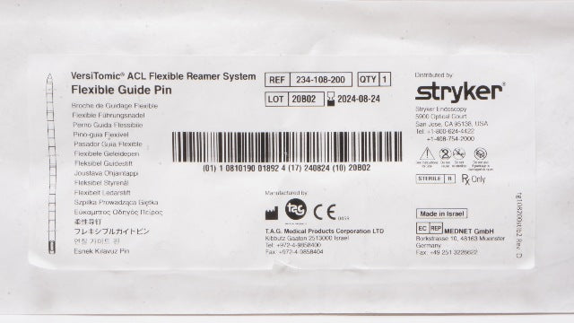 Stryker 234-108-200 VersiTomic ACL Flexible Reamer System – Imedicsales