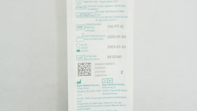 Bayer 200-FT-Q Mark Medrad V ProVis FasTurn Disposable Syringe & QFT ...