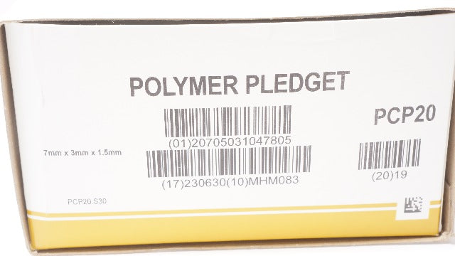 Ethicon PCP20 Polymer Pledget PTFE Stre Buttress 7mm x 3mm x 1.5mm - B ...