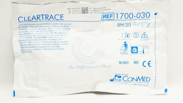 Conmed 1700-030 Cleartrace Adult ECG Electrode - Pack of 30 – Imedicsales