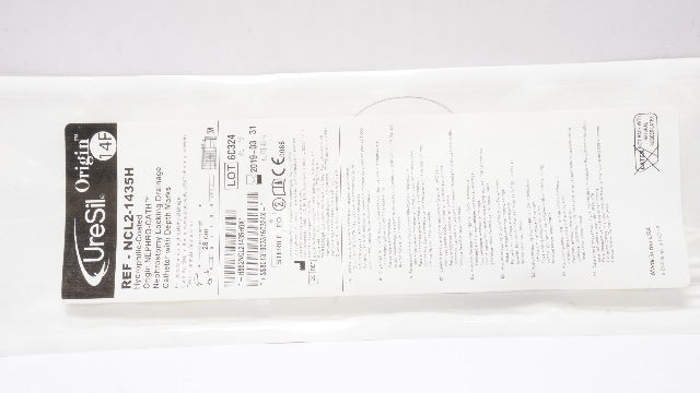 UreSil NCL2-1435H Hydrophilic-Coated Origin Nephrostomy Cath. 14F (x ...