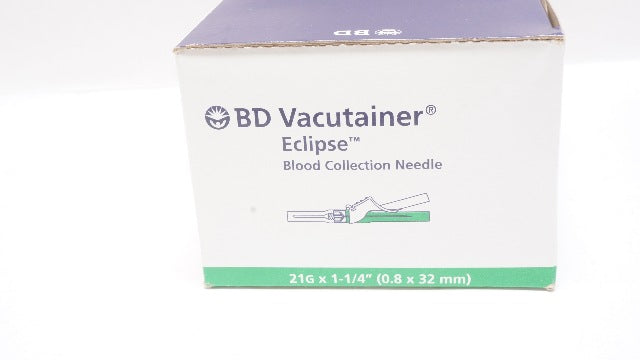 BD 368607 Vacutainer Eclipse Blood Collection Ndle 21G x 1-1/4inch - B ...