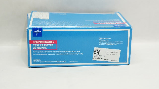Medline MPH12025HCG, hCG Pregnancy Test Cassette 25mIU/mL (x) - Pack o ...