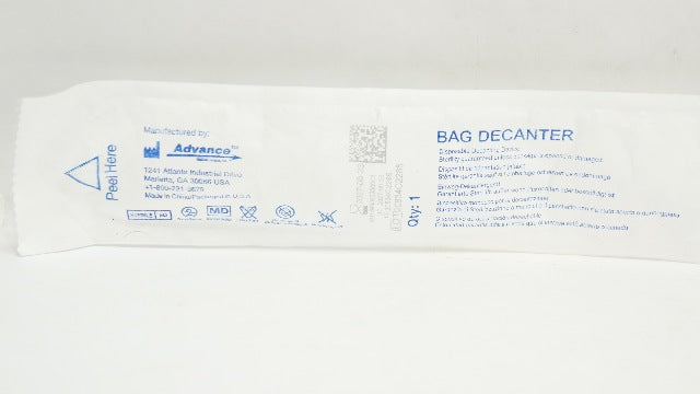 Advance 10-102 Bag Decanter Disposable Decanting Device Bag Decanter ...