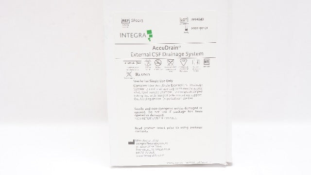 Integra SP0213 AccuDrain External CSF Drainage System (x) – Imedicsales