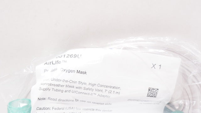 Vyaire 001269U AirLife Pediatric Oxygen Mask w/7ft. Supply Tubing ...
