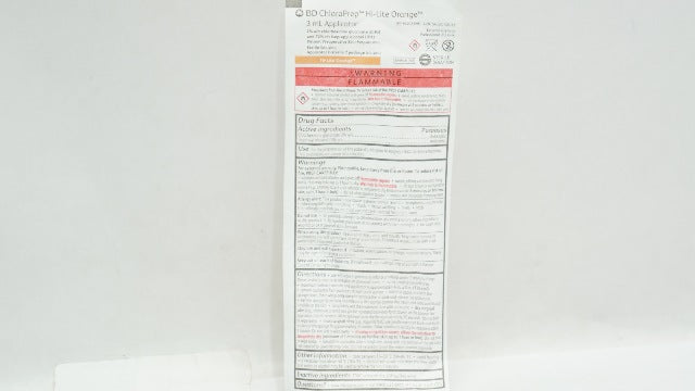 BD 930415NS ChloraPrep Hi-Lite Orange 3mL Foam Applicator Skin Prep So ...