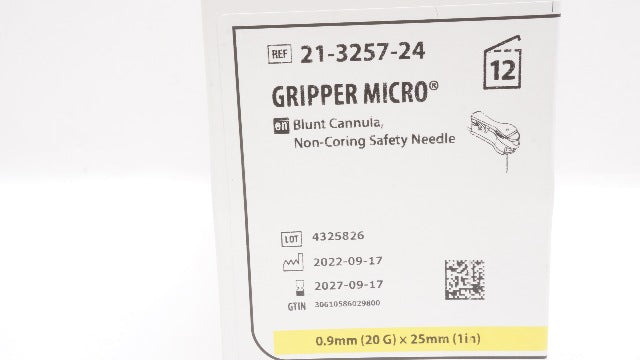 Smiths Medical 21-3257-24 Deltec Gripper Micro Blunt Cannula 8inx0.3mL ...