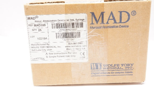 Teleflex MAD100 MAD Nasal Intranasal Mucosal Atomization Device - Case ...