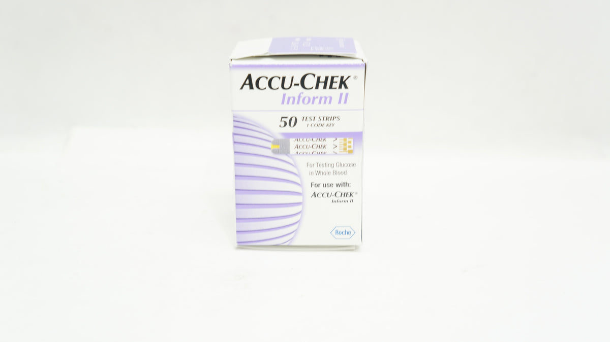 Roche 05942861001 Accu-Chek Inform II Test Strips For Testing Glucose ...
