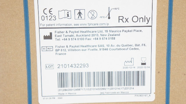 Fisher & Paykel RT232 Adult Optiflow Circuit (x) - Case of 10 – Imedicsales