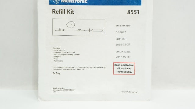 Medtronic 8551 Refill Kit 20mL Syringe (x) – Imedicsales