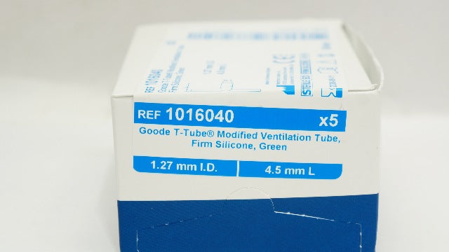 Medtronic Xomed 1016040 T-Tube Modified Ventilation Tube 1.27 x 4.5mm ...