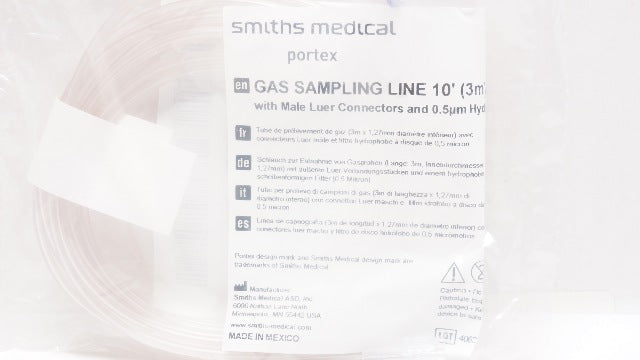 Smiths Medical 225-3421-800 Gas Sampling Line 10ft x 0.050inch ...