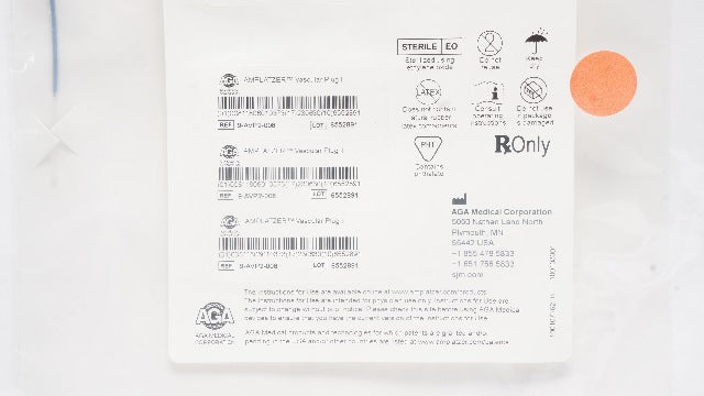 AGA Medical 9-AVP2-008 Amplatzer Vascular Plug II 8mm x 7mm (x ...