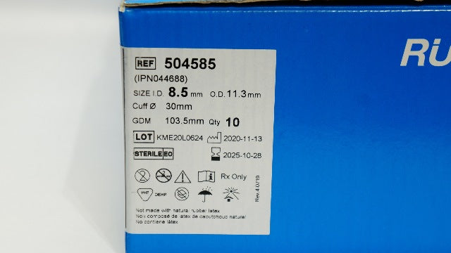 Teleflex 504585 Flexi-Set Endotracheal Tube & Stylet Set - Box of 10 ...