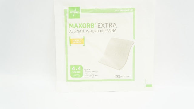 Medline MSC7044EP MAXORB Extra Alginate Wound Dressing 4 x 4inch ...