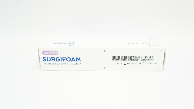 Ethicon 1969 SURGIFOAM Absorbable Gelatin Sponge 1 x 1 x 1cm (x) - Box ...