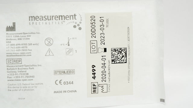 Measurement Specialties 4499 MEAS 4400 Series Temperature Probe (x ...