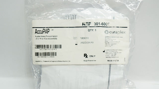 Engineered Medical 301-6000 Curaplex AccuPAP Positive Airway Pressure ...