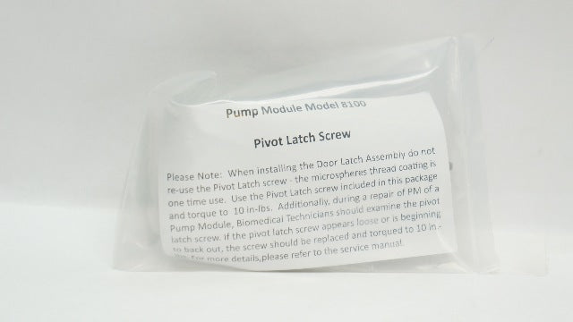 ?? Pump Module Model 8100 Pivot Latch Screw – Imedicsales