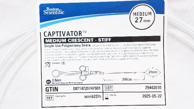 Boston Scientific M00562370 Captivator Single-Use Polypectomy Snare, M ...