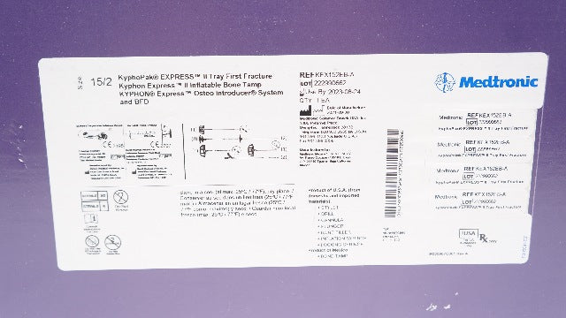 Medtronic KEX152EB-A KyphoPak Express II Tay First Fracture (x ...