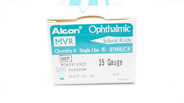 Alcon 8065912501 Ophthalmic MVR Scleral Knife 25 Gauge (x) - Box of 4 ...