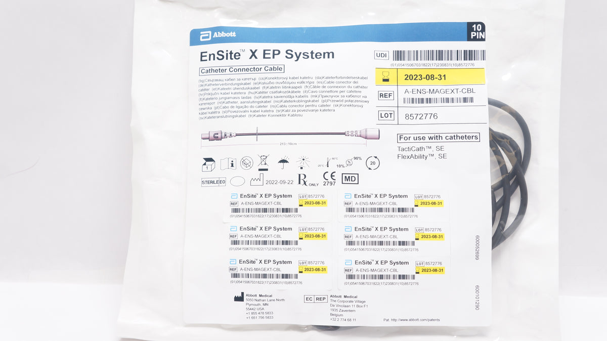 Abbott A-ENS-MAGEXT-CBL EnSite X EP System Cath. Connector Cable (x ...