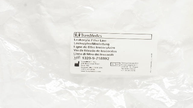 TransMedics LeukoGUard BC2 Blood Cardioplegia Leukocyte Filter Line ...