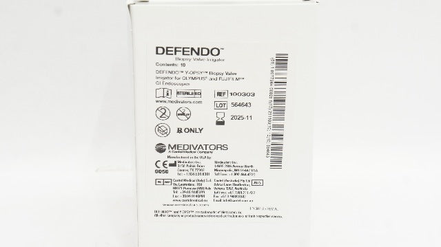Medivators 100303 Defendo Y-OPSY Biopsy Valve Irrigator - Box of 10 ...