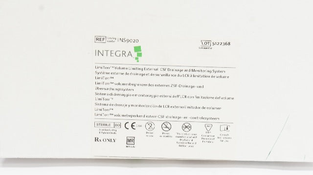 Integra INS9020 LimiTorr Extrenal CSF Drainage & Monitoring System (x ...