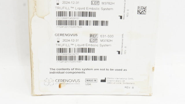 Medos 631-500 TruFill n-Butyl Cyanoacrylate, Liquid Embolic System ...