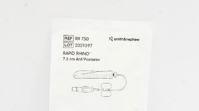 Smith&Nephew RR750 Rapid Rhino Anterior/Posterior Epistaxis Device 7.5 ...
