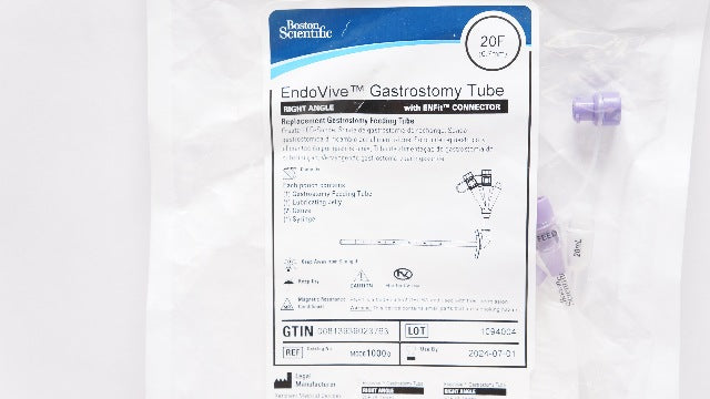 Boston Scientific M00510000 EndoVive Gastrostomy Tube Right Angle 20F ...