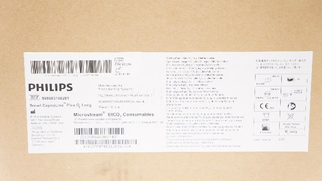 Philips 989803160281 Smart CapnoLine Plus O2, Long, Adult - Case of 25 ...