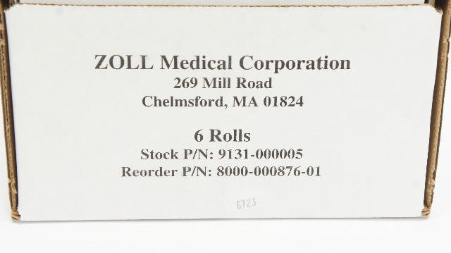Zoll Medical 8000-000876-01 Thermal Paper Rolls w/Grid - Box of 6 ...