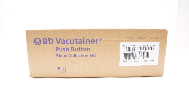 BD 367341 Vacutainer Push Button Blood Collection Set 25G x3/4Inx12In ...