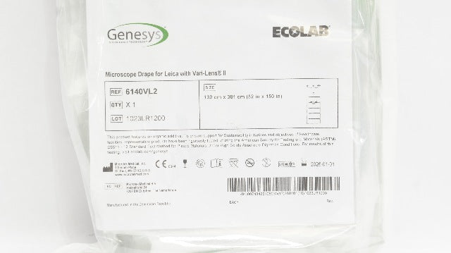 Microtek Medical 6140VL2 Genesys, Ecolab Microscope Drape For Leica 52 ...