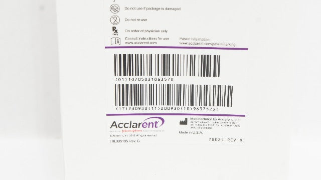 Acclarent BID30 Balloon Inflation Device 61cm, 20atm (x) – Imedicsales