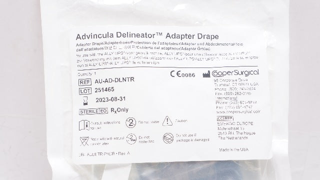 Cooper Surgical AU-AD-DLNTR Advincula Delineator Adapter Drape (x ...