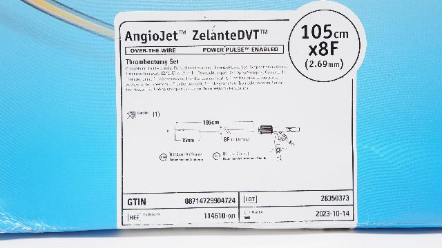 Boston Scientific 114610-001 AngioJet ZelanteDVT Thrombectomy Set 105c ...