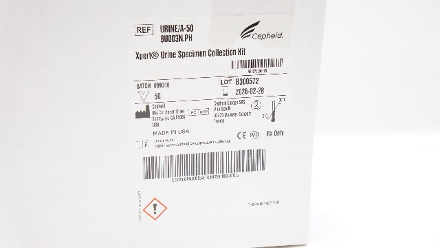 Cepheid URINE/A-50 Xpert Urine Specimen Collection Kit - Case of 50 ...