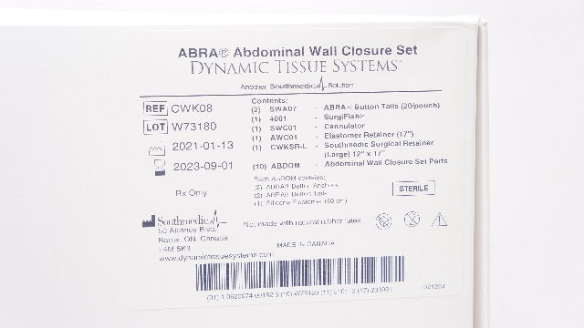 Southmedic CWK08 Abra Abdominal Wall Closure Set (x) – Imedicsales