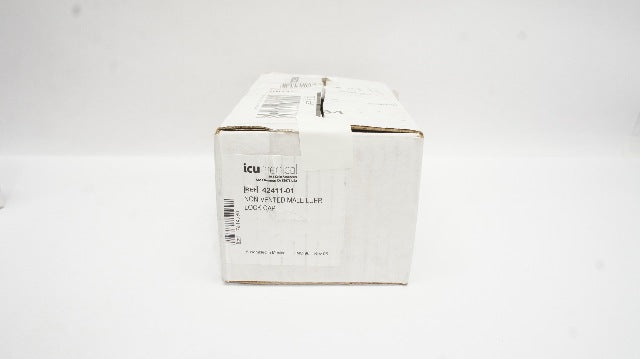ICU Medical 42411-01 Non-Vented Male Luer Lock Cap - Box of 25 ...