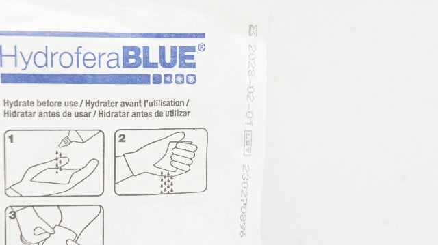 Hydrofera HB6614 Blue Antibacterial Foam Dressing 6inch x 6inch ...