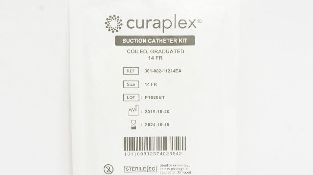 Curaplex 301-002-11214EA Suction Catheter Kit, 14Fr – Imedicsales