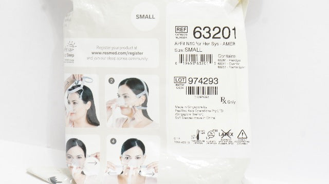 Resmed 63201 AirFit N10 for Her Sys-AMER Mask,Small – Imedicsales