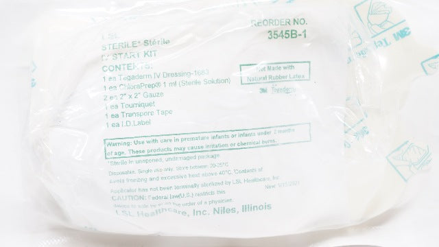 LSL Healthcare 3545B-1 3M Tegaderm, Sterile, IV Start Kit (x) – Imedicsales